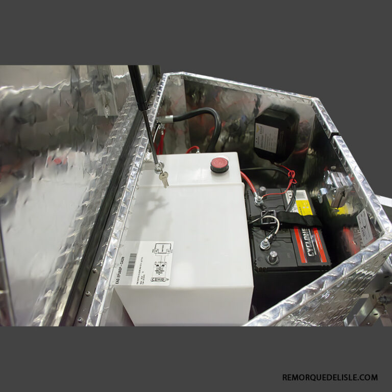 REMORQUE DOMPEUR GALVANISÉ 6 X 12 - 10 000 LB - MAXI-ROULE