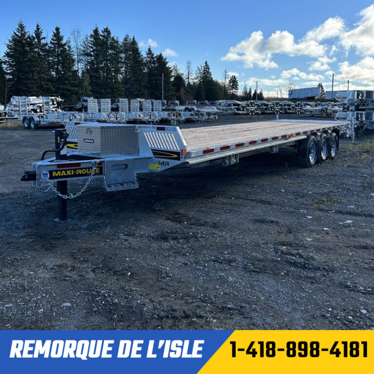 REMORQUE PLATEFORME MAXI-ROULE DECKOVER 25+5TR5 GALVANISÉ